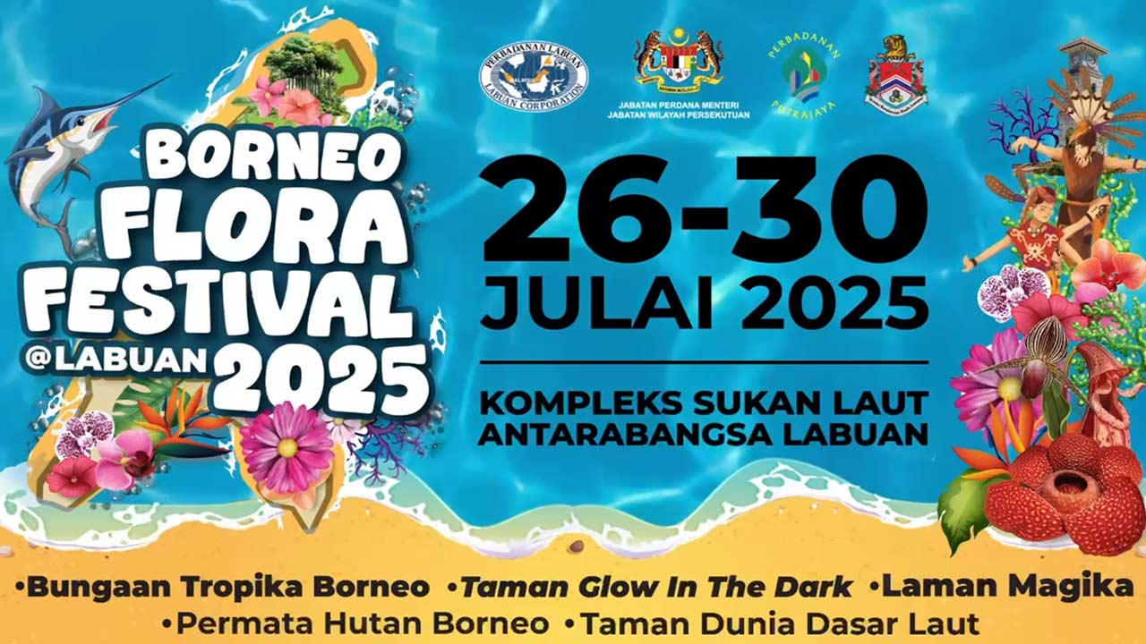 BFF 2025 pacu pelancongan Labuan, pamer 200,000 jenis pokok bunga ...