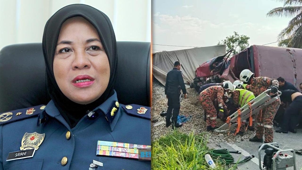 Anggota FRU maut kemalangan: Bomba guna peralatan khas keluarkan mangsa tersepit | Astro Awani