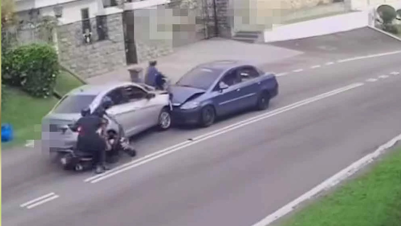 Video tular: Pemandu peribadi positif dadah langgar kereta ditahan | Astro Awani