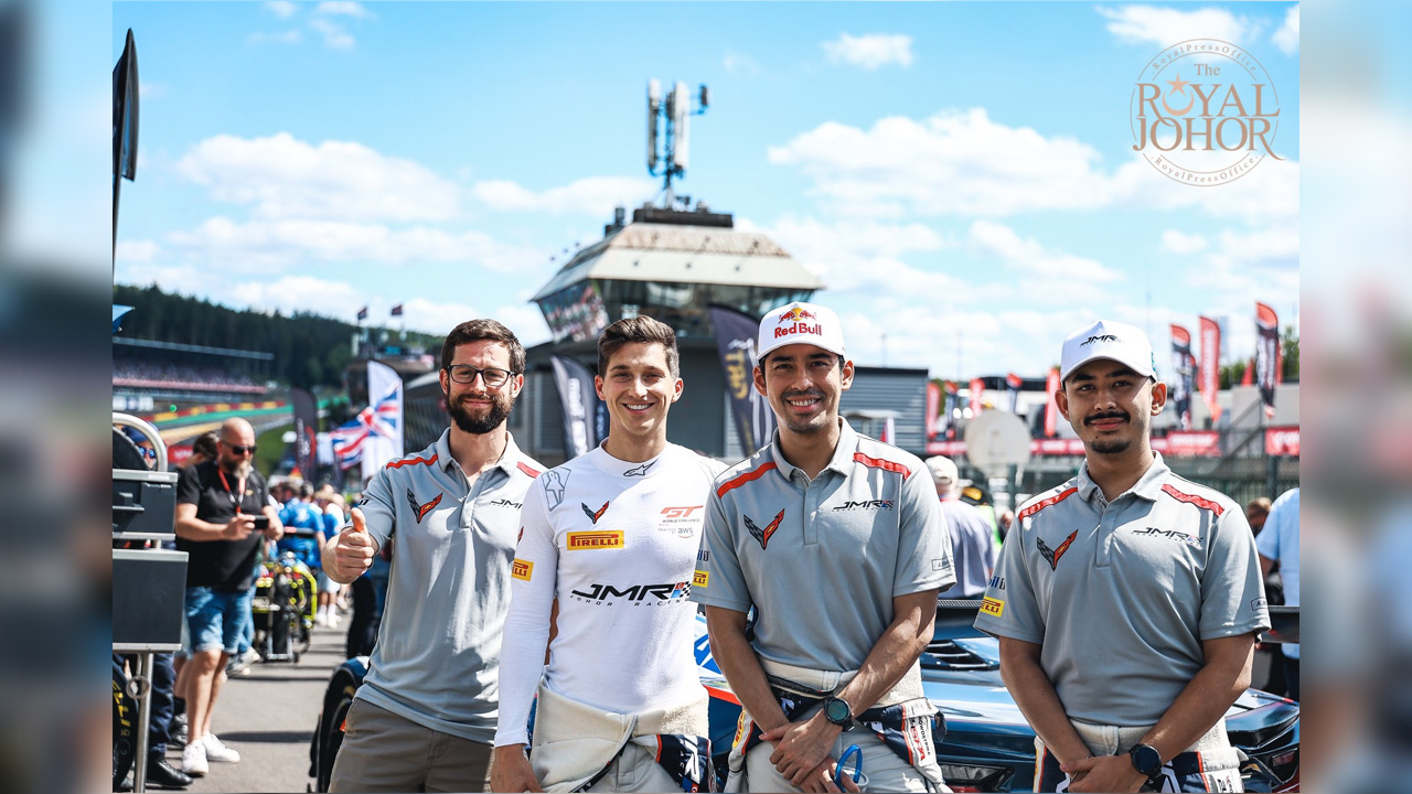 Dua anakanda Agong bantu JMR tamatkan perlumbaan 24 Jam Spa ...