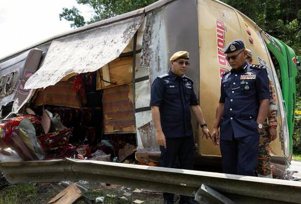 Kemalangan bas UPSI: Polis nasihat pemandu bas tidak keluar kenyataan ...