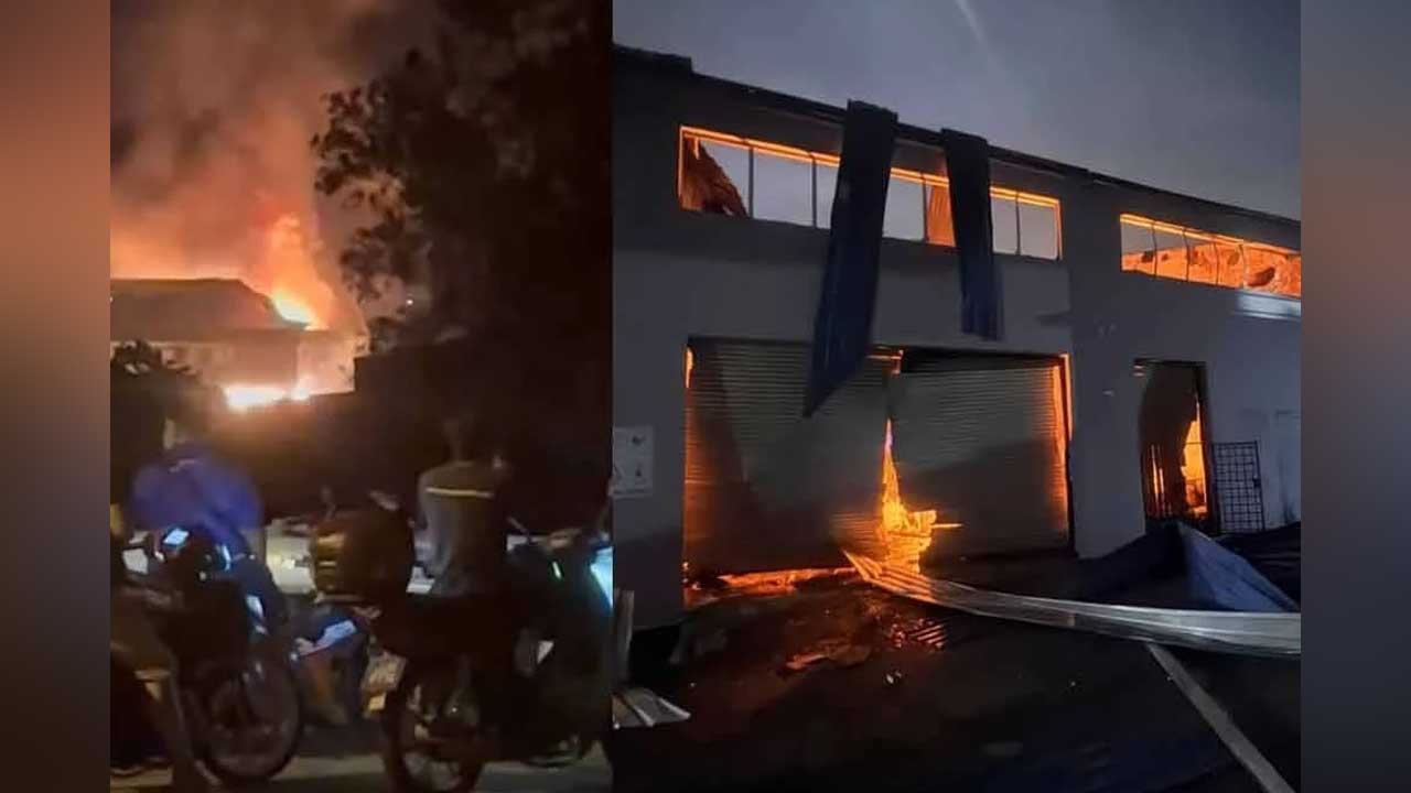 Tiga lelaki melecur dalam kebakaran stor LPG di Kulai | Astro Awani