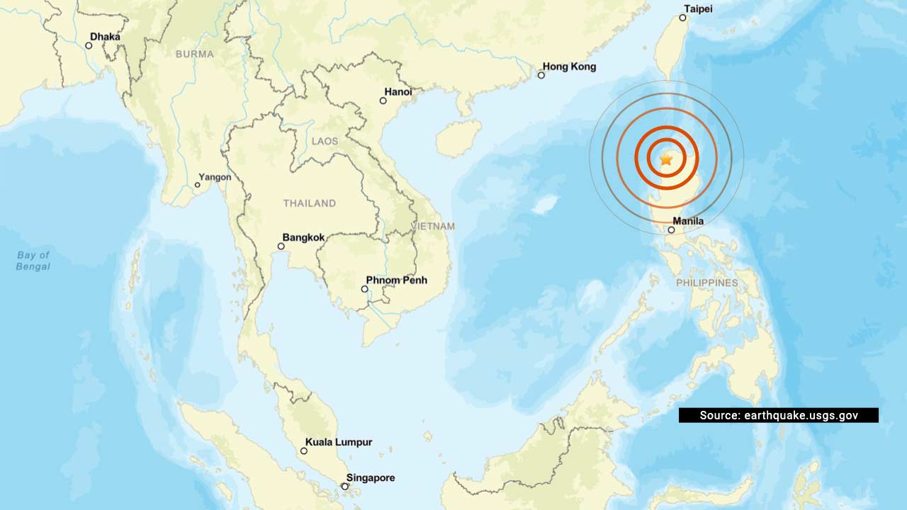 Gempa bumi magnitud 5.8 landa Luzon, Filipina | Astro Awani