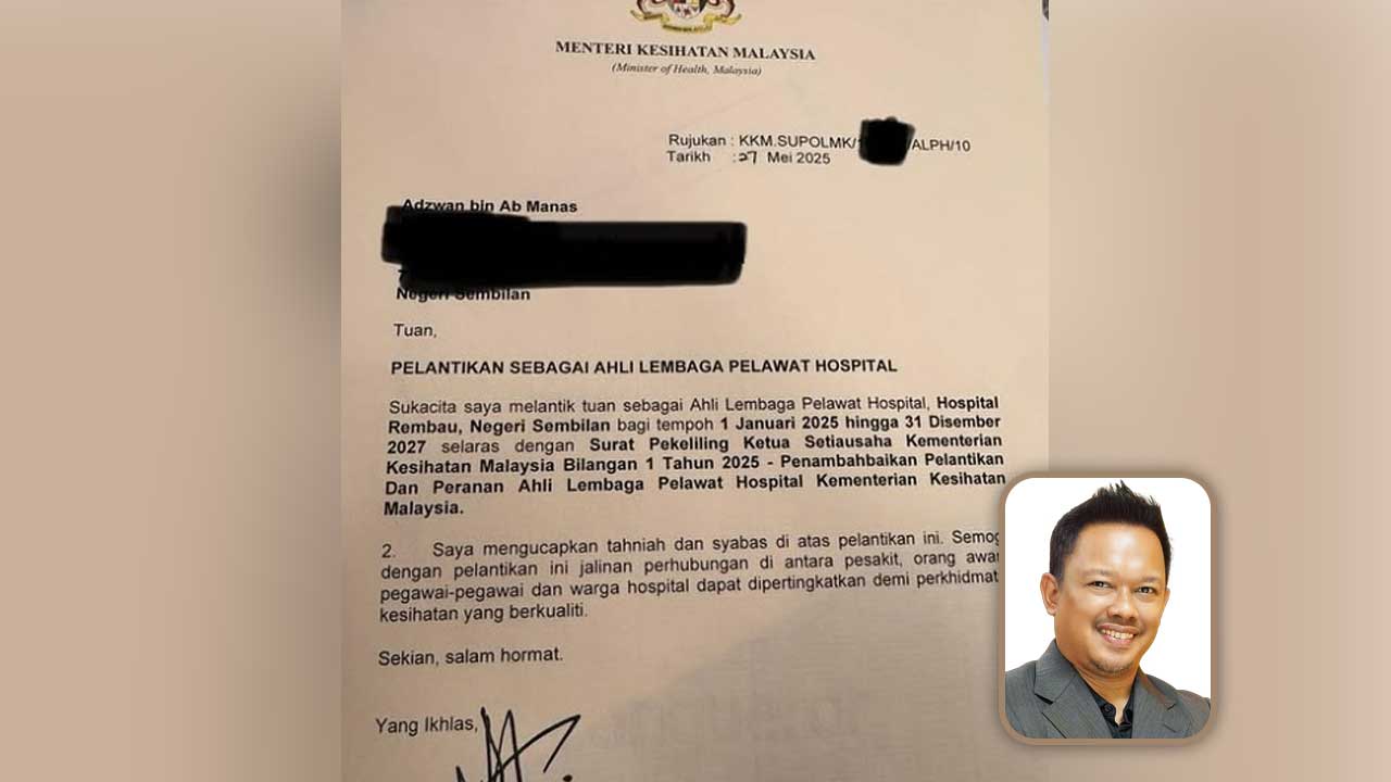 Tauke vape dilantik Ahli Lembaga Pelawat Hospital Rembau? | Astro Awani