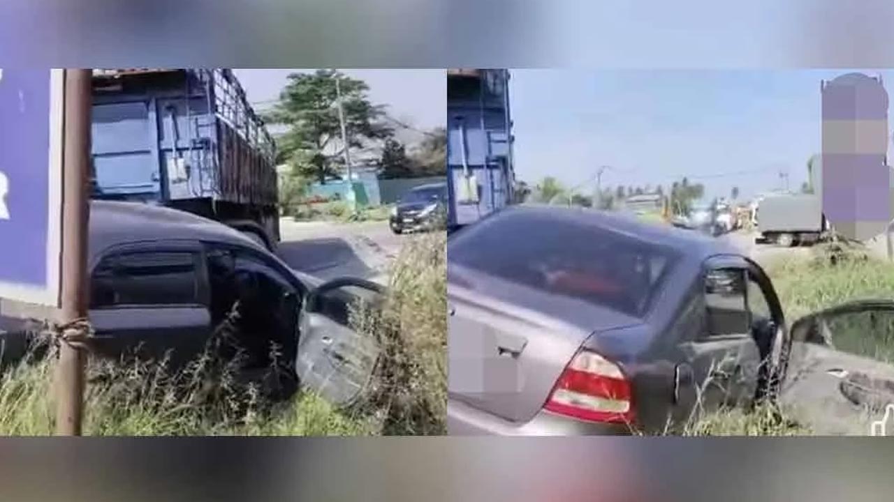 Budak 11 tahun pandu kereta, terbabas dalam longkang | Astro Awani