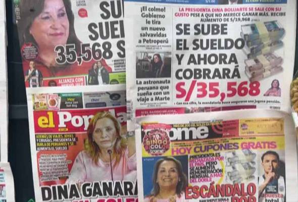 Gaji Presiden Peru naik dua kali ganda cetus kemarahan rakyat | Astro Awani