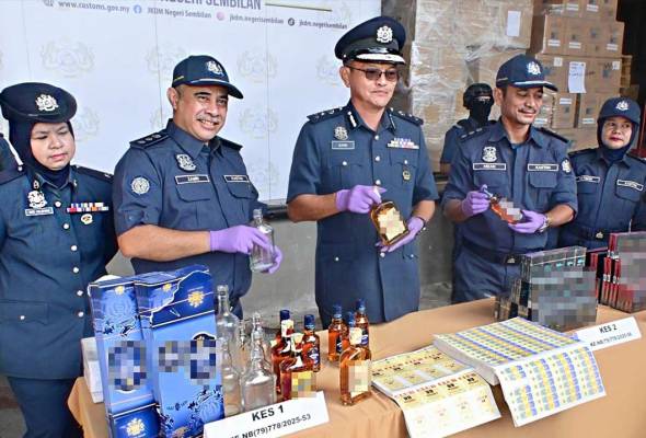 JKDM tumpas penyeludupan rokok, minuman keras bernilai RM5.48 juta ...
