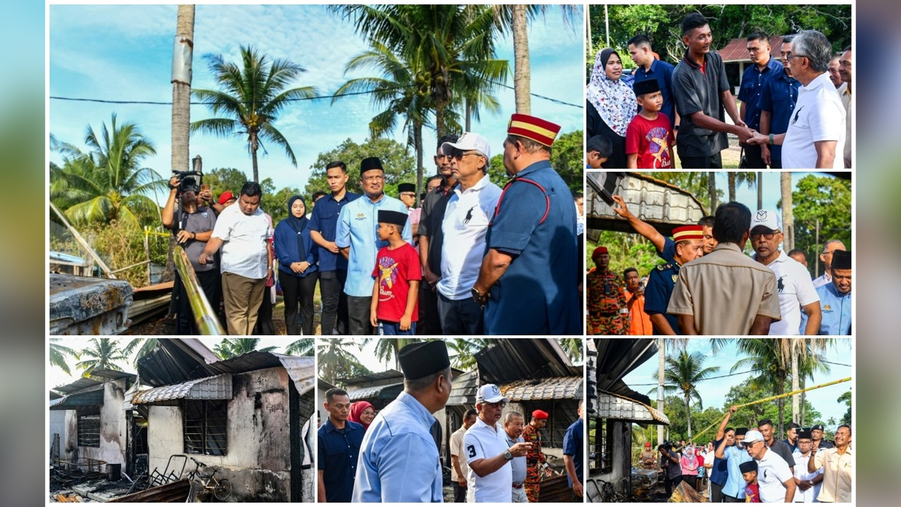Sultan Pahang bantu bina semula rumah mangsa kebakaran di Kampung Cherok Paloh | Astro Awani