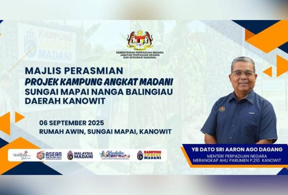Kampung Angkat MADANI bukan sekadar inisiatif pembangunan fizikal ...