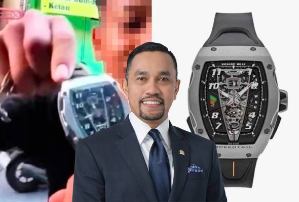 Jam tangan Richard Mille milik Ahli Parlimen Indonesia, Ahmad Sahroni ...