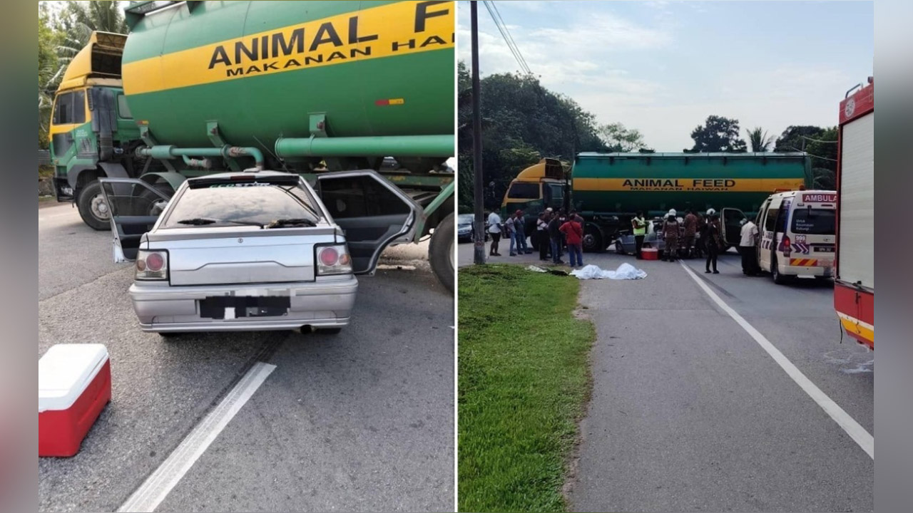 Dua warga emas maut kereta dinaiki terlibat kemalangan dengan treler | Astro Awani