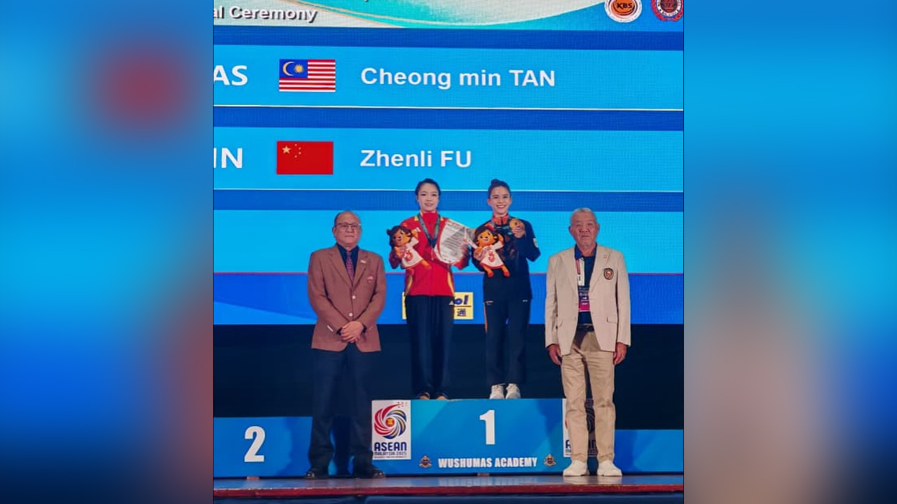Cheong Min rangkul emas hari pertama Kejohanan Wushu Wanita ASEAN-China ...
