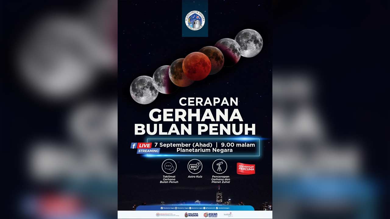 Fenomena gerhana bulan penuh atau 'Blood Moon' dijangka berlaku malam ini | Astro Awani