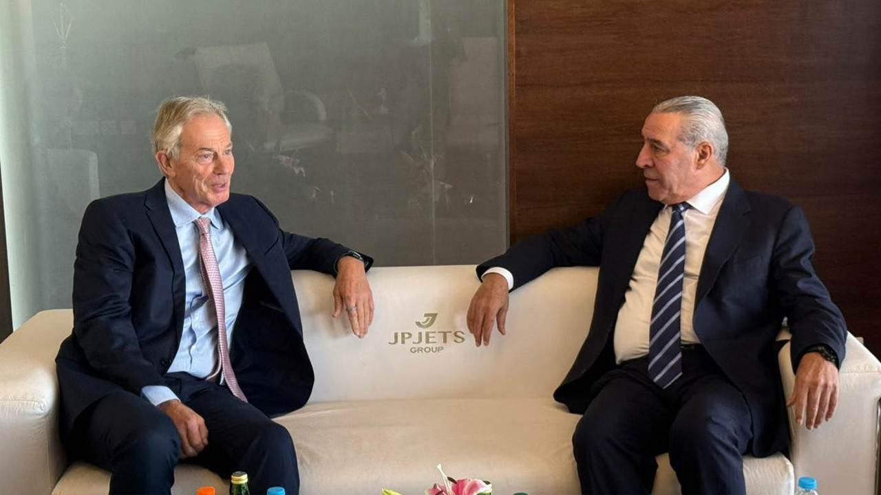 Naib Presiden Palestin bertemu Tony Blair sebelum sidang kemuncak ...