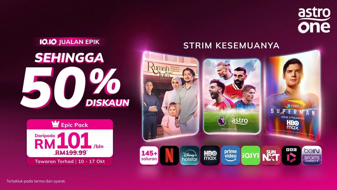 Astro tawar promosi 10.10 Jualan Epik, kemunculan semula saluran Pop-Up LOL | Astro Awani