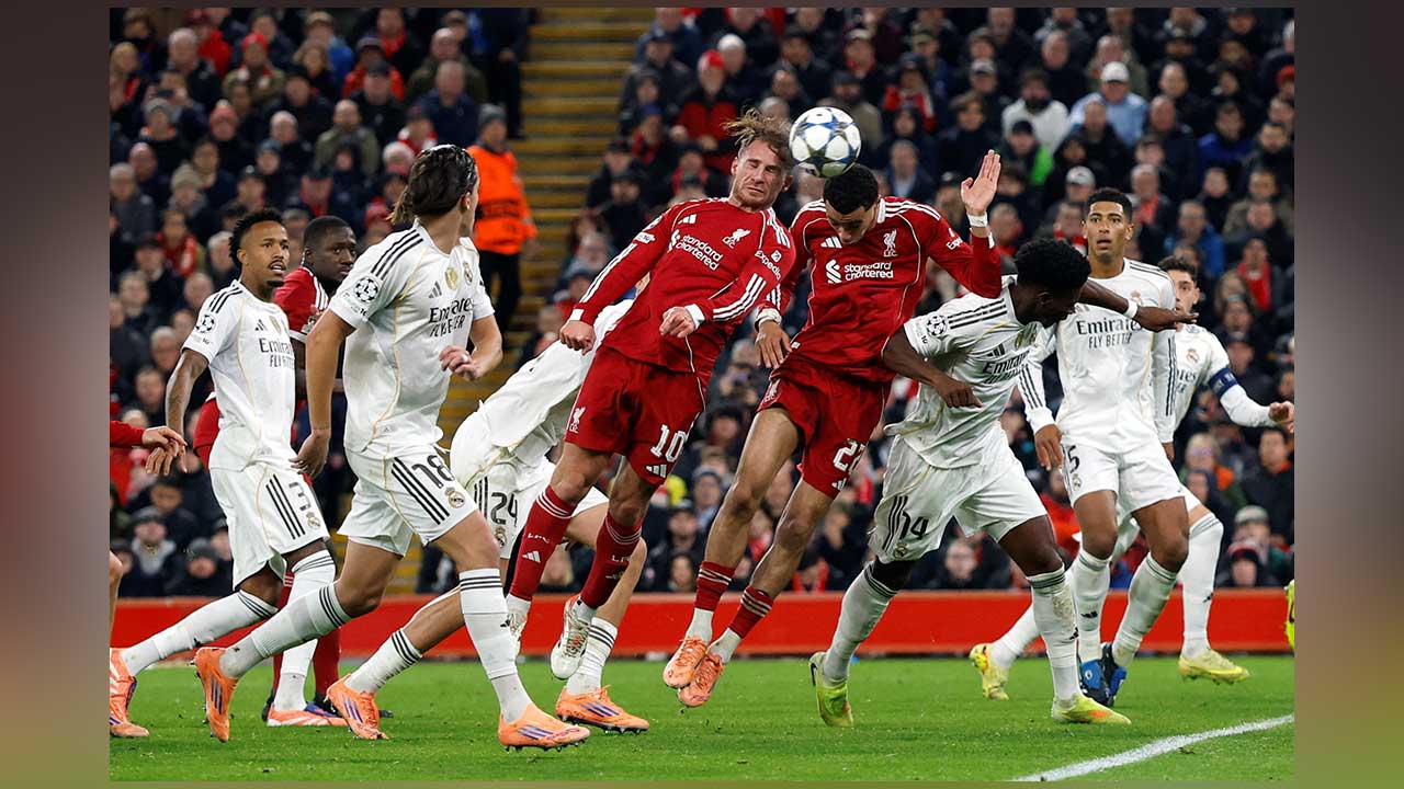 UCL: Liverpool jinakkan Real Madrid di Anfield | Astro Awani